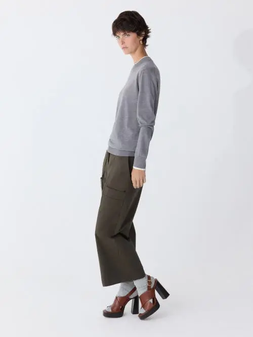 CALLAS MILANO Cropped Wide Leg Pants