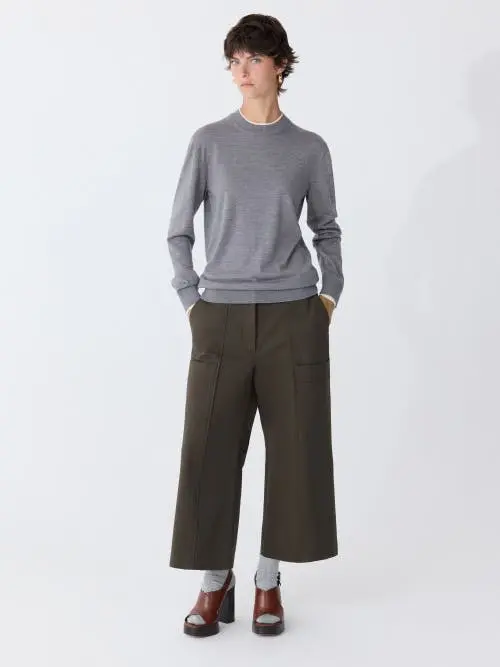 CALLAS MILANO Cropped Wide Leg Pants