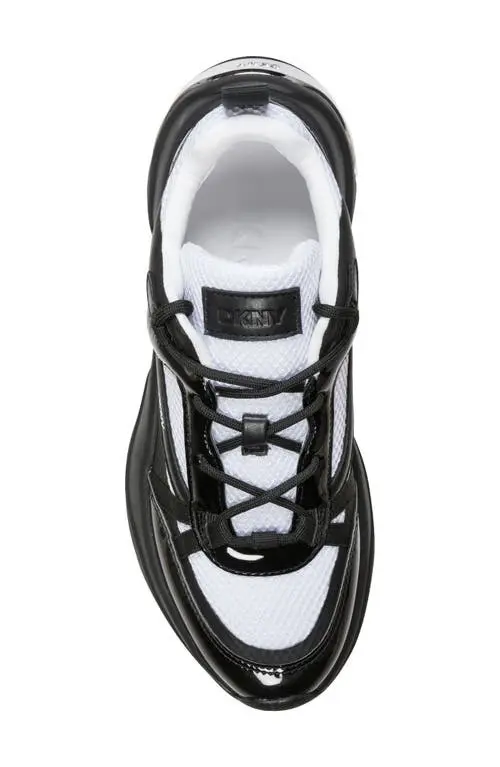 Dkny Juna Lace-up Sneakers - White/black
