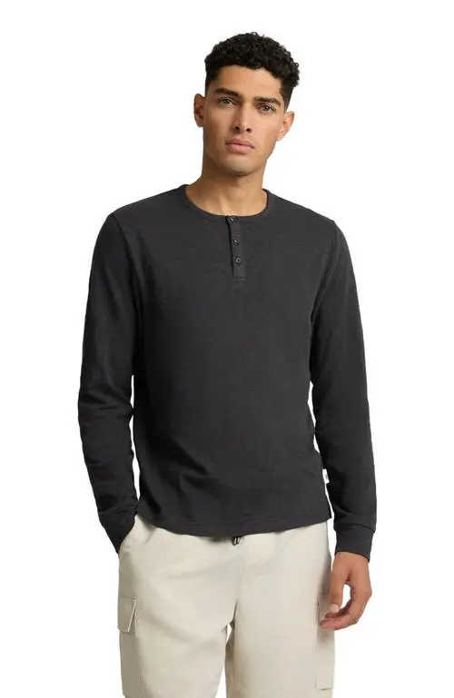Onia Heavyweight Slub Henley Sweater