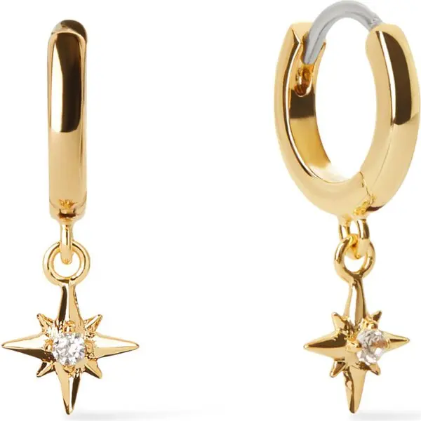 ANA LUISA Star Hoop Earrings - Gold