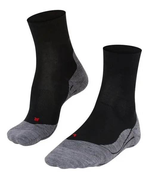 Falke Ru4 Endurance Wool Running Socks - Black-mix