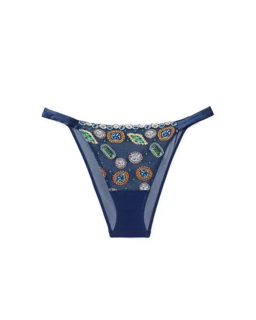 ADORE ME Dianna Brazilian Panties - Novelty Blue