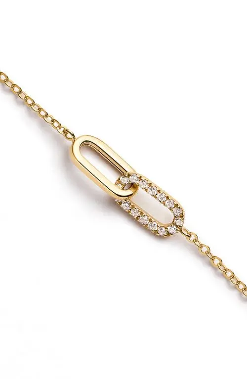 ANA LUISA Solid Yellow Diamond Link Bracelet