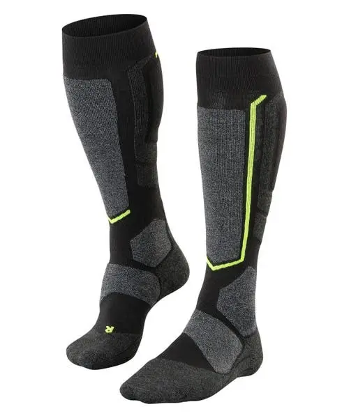 Falke Sb2 Intermediate Snowboarding Socks - Black-mix