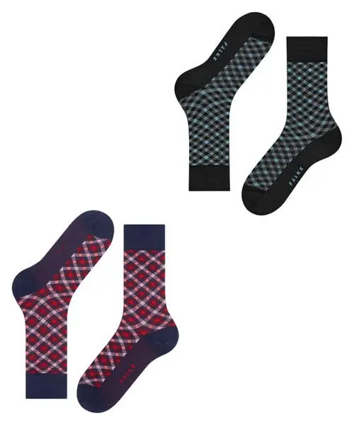 Falke Smart Check 2-pack Dress Socks