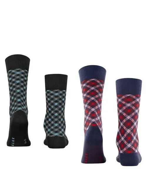 Falke Smart Check 2-pack Dress Socks