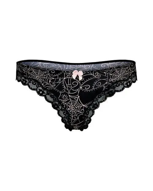 ADORE ME Shea Thong Panties - Novelty Black
