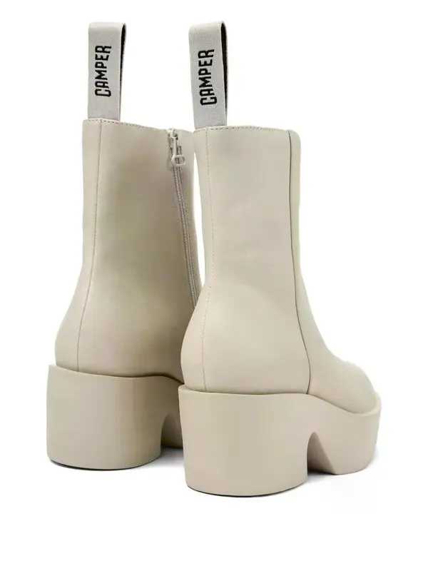 Camper Billie Leather Platform Boots