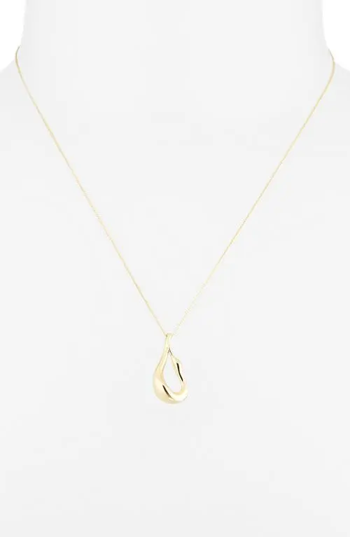 Jenny Bird Mini Egret Pendant Necklace - High Polish Gold