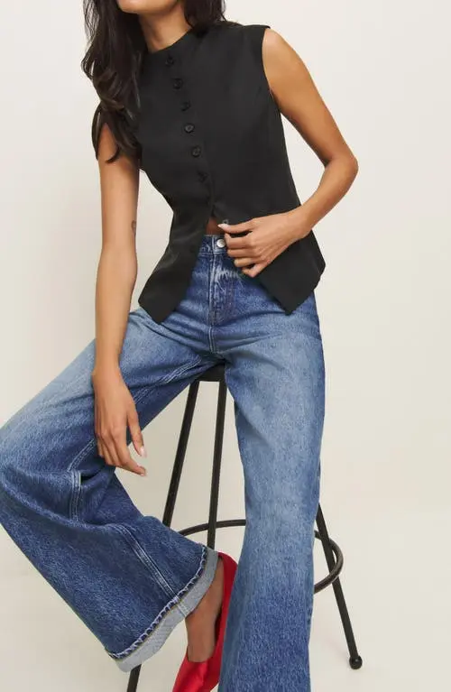 REFORMATION Lottie Cutaway Vest