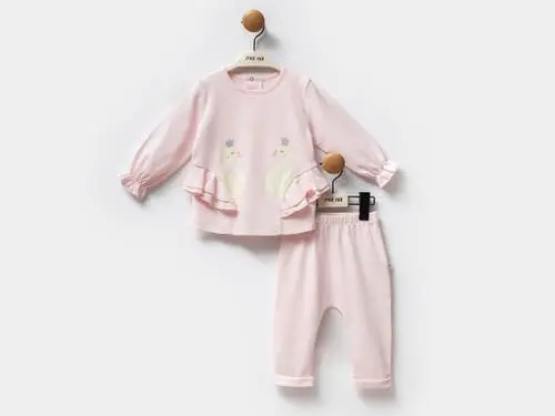 MOI NOI Swan Ruffle Outfit Set