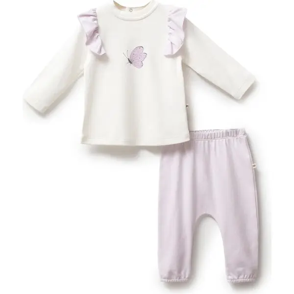 MOI NOI Butterfly Outfit Set - Purple
