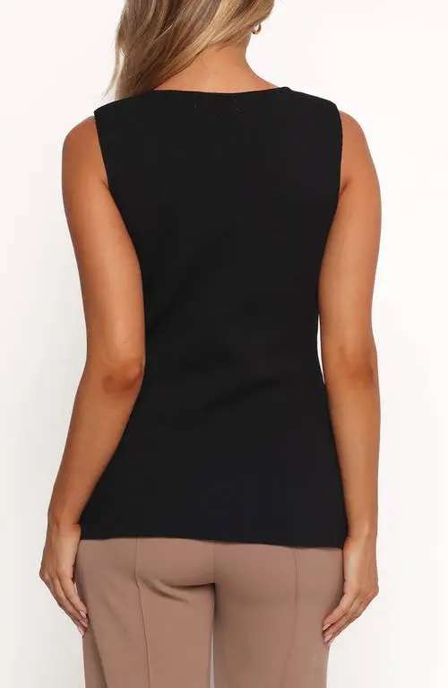 PETAL & PUP Milani Bow Front Sweater Tank