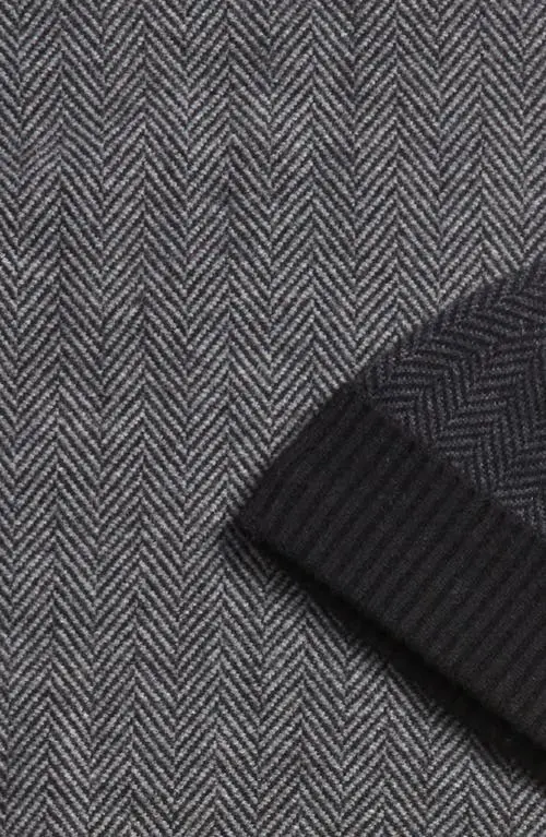 Nordstrom Wool And Cashmere Beanie And Scarf Set - Black