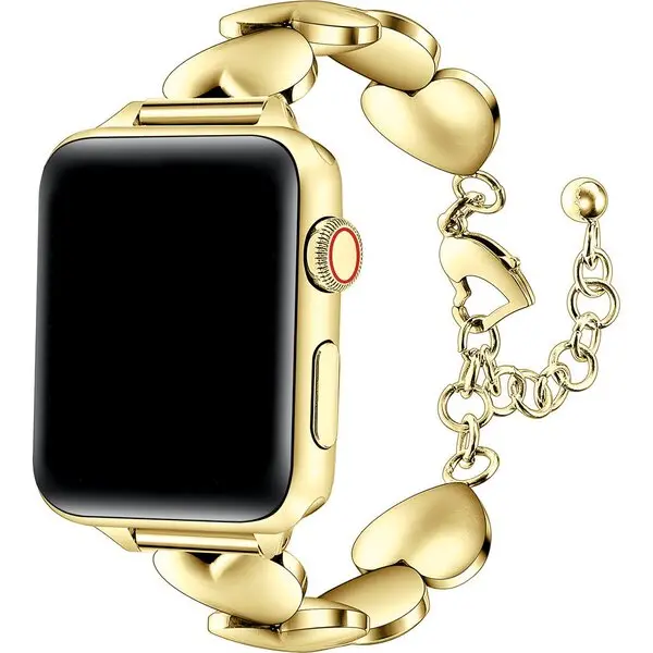 POSH TECH Heart Apple Watch Band - Gold