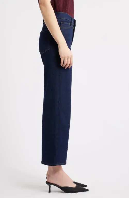 FRAME Le Slim Palazzo High-waist Crop Wide-leg Jeans - Rinse