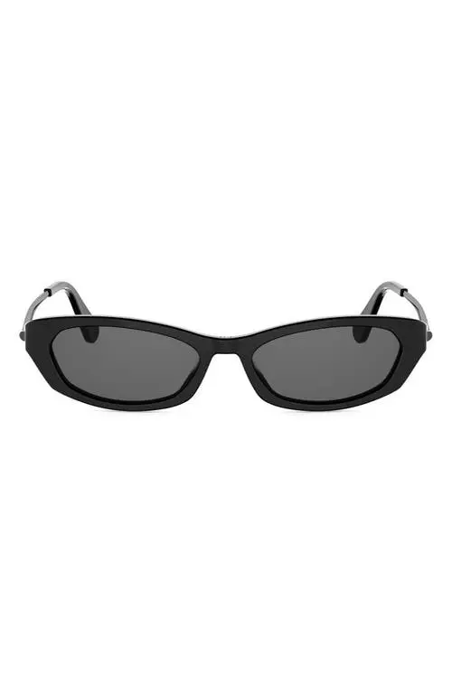 Dior D-moon B2i Butterfly Sunglasses - Shiny Black/smoke