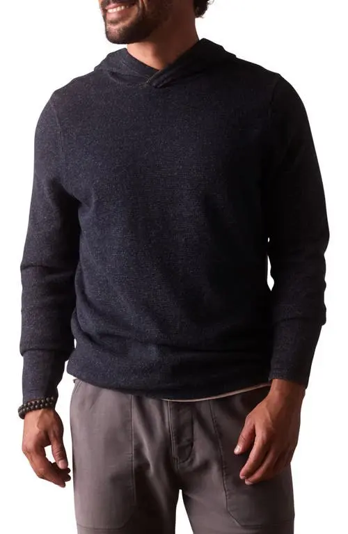 THE NORMAL BRAND Jimmy Essential Hooded Sweater - Normal Navy