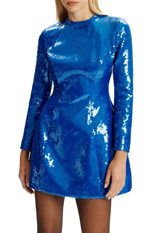 Bardot Leiden Sequin Long Sleeve Minidress