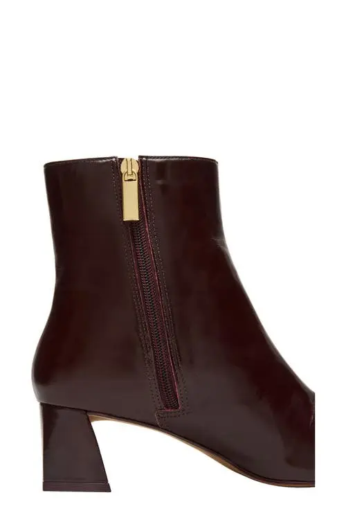 Steve Madden Ashli Pointed Toe Bootie - Wine Leather