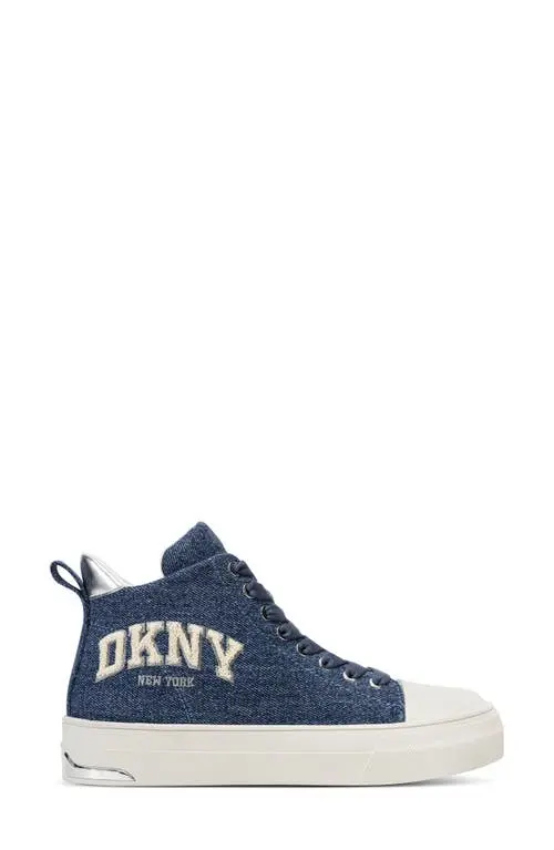 Dkny Yaser Mid Sneakers - Dark Blue