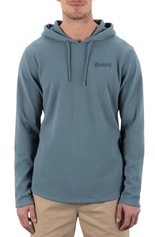 Hurley Thermal Hoodie - Grey Teal