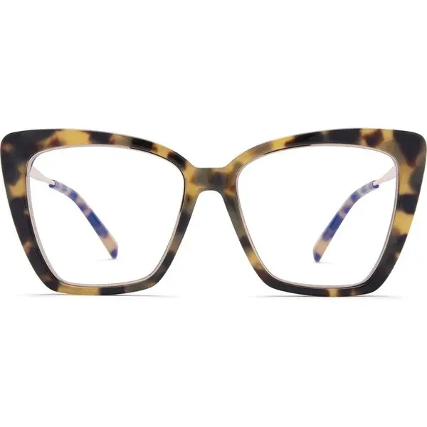 DIFF Becky Iv Blue Light Blocking Reading Glasses - Hazel Tortoise/clear