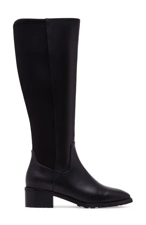 Blondo Sandy Waterproof Knee High Boots - Black Leather