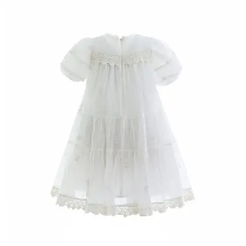 SWEET CACTUS Lace Lined Bailey Dress - White