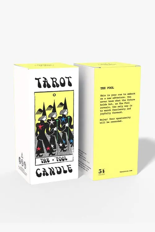 54CELSIUS Tarot Candle - The Fool: Citrus