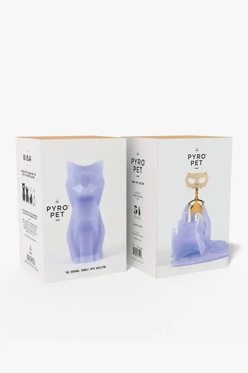 54CELSIUS Pyropet Kisa Cat Candle - Lavender