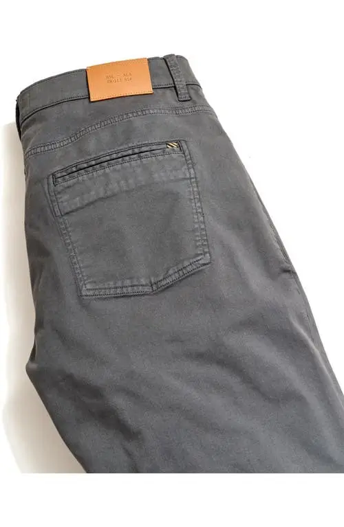 Billy Reid Cochran Stretch Cotton Five-pocket Pants - Asphalt