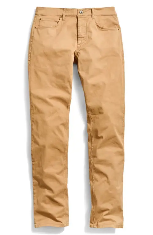 Billy Reid Cochran Stretch Cotton Five-pocket Pants - British Khaki