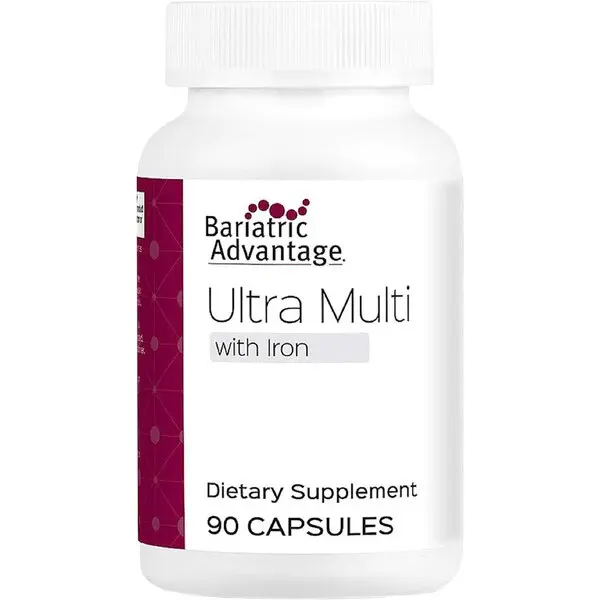 BARIATRIC ADVANTAGE Ultra Multi Formula With Iron 90 Capsules - One-color
