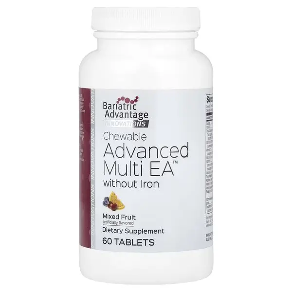 BARIATRIC ADVANTAGE Chewable Advanced Multi Ea Without Iron Mixed Fruit 30 Tablets - One-color