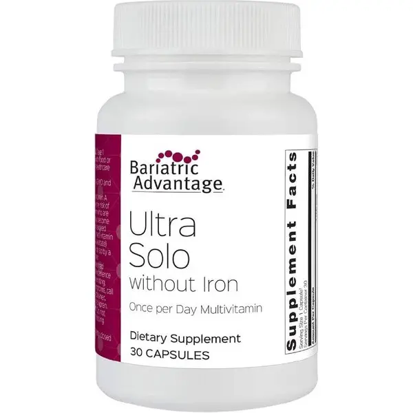 BARIATRIC ADVANTAGE Ultra Solo Without Iron 30 Capsules - One-color