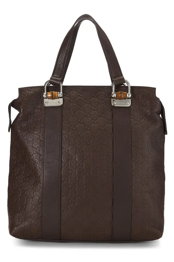 Gucci Guccissima Bamboo Bar Tote