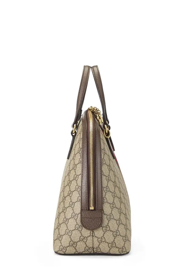 Gucci Gg Supreme Ophidia Dome Shoulder Bag
