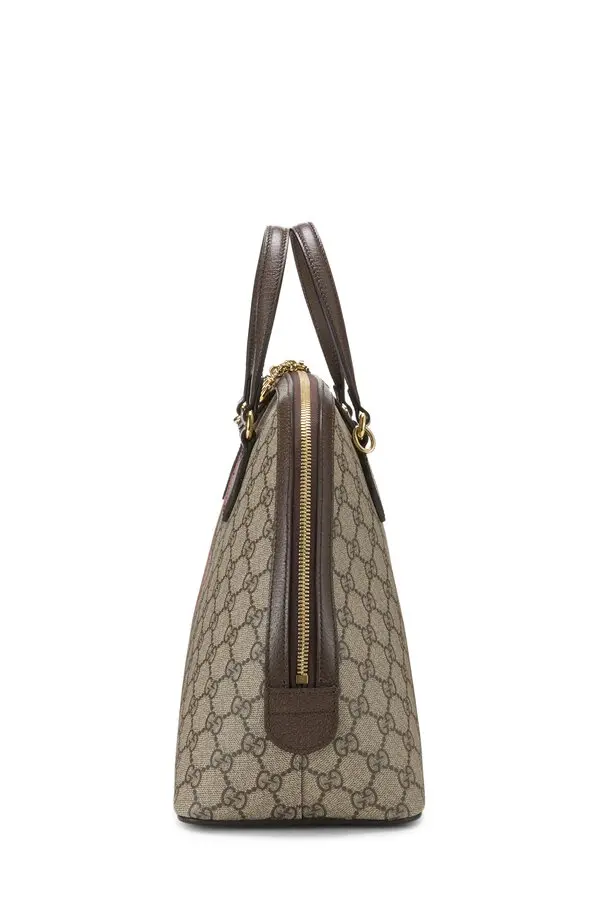 Gucci Gg Supreme Ophidia Dome Shoulder Bag