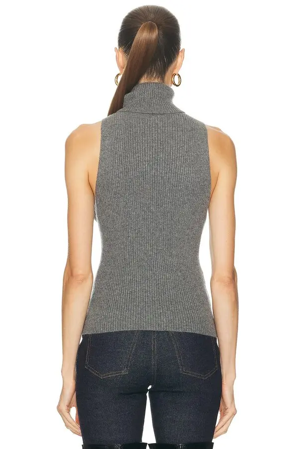 Enza Costa Knit Cashmere Sleeveless Top