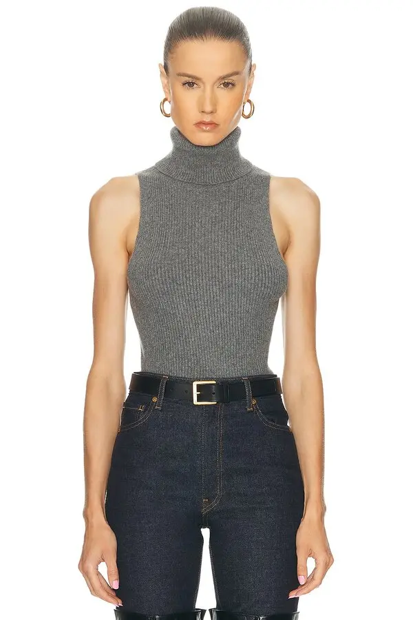 Enza Costa Knit Cashmere Sleeveless Top