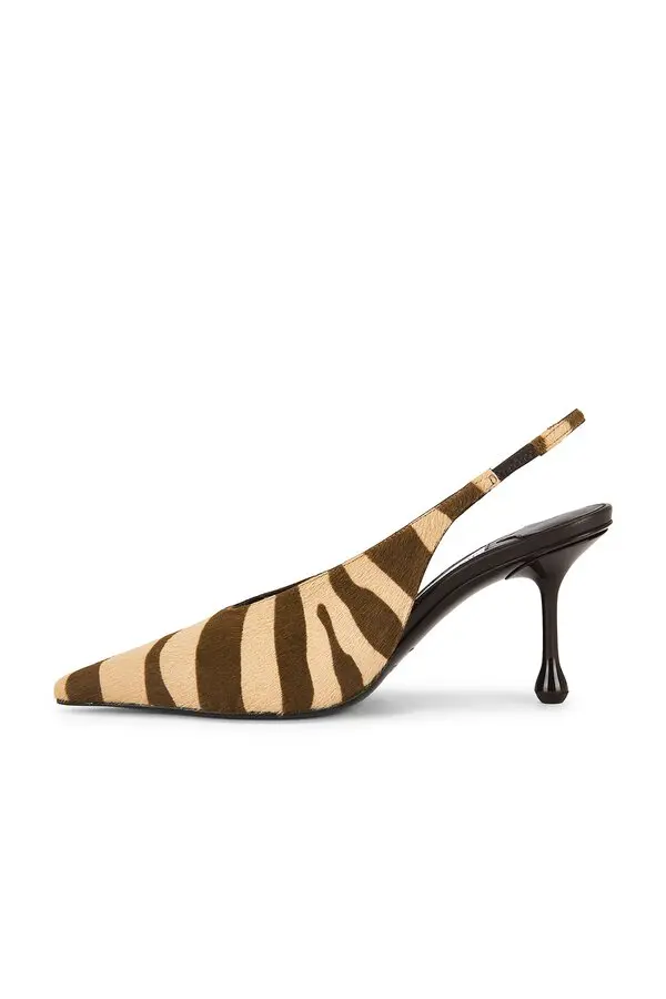 JIMMY CHOO Isa 80 Slingback Pump - Chocolate Mix