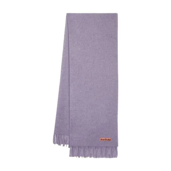 Acne Studios Oersize Fringed Scarf - Blue