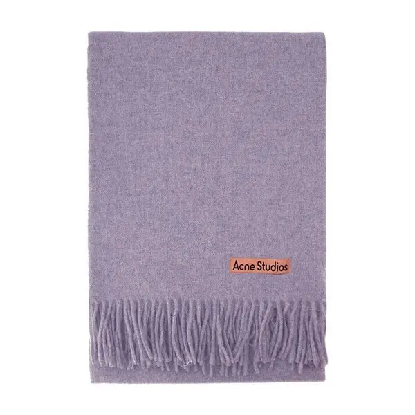 Acne Studios Oersize Fringed Scarf - Blue