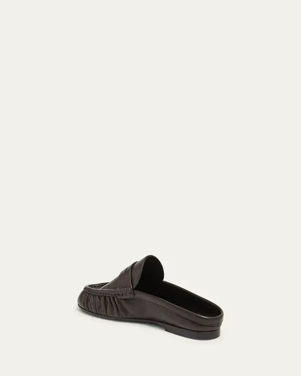 Saint Laurent Le Loafer Leather Mules