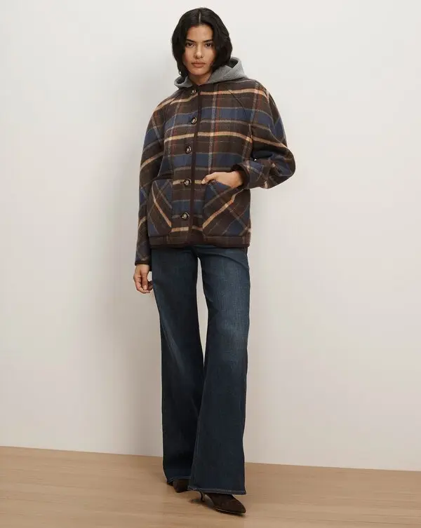 Veronica Beard Martine Dickey Scarf Coat