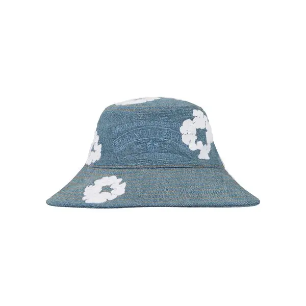 DENIM TEARS Wreath Bucket Hat - Blue