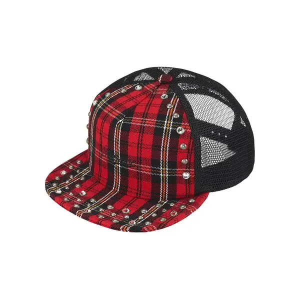 Supreme X B.b. Simon Studded Mesh Back 5-panel Hat - Red