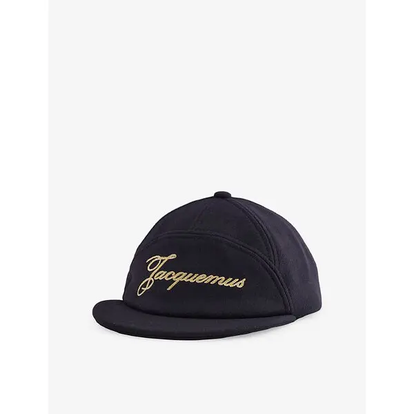 Jacquemus La Casquette Lana Wool-blend Baseball Cap - Dark Navy